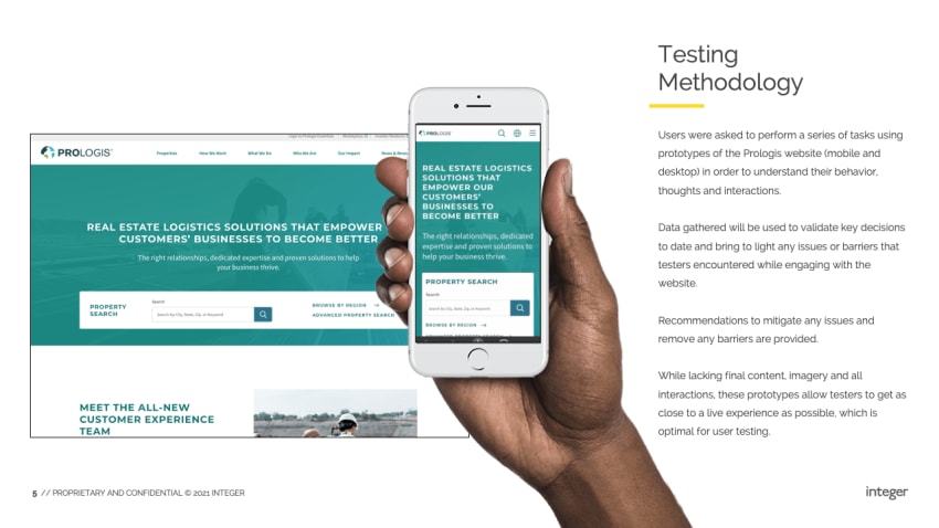 Unified a Global Brand; Redesign of the Prologis Website Network by Thea Cooke