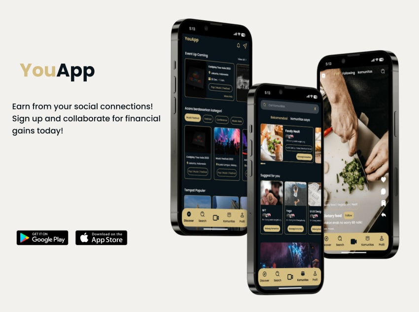YouApp - Redesign Mobile App by Imam Utomo