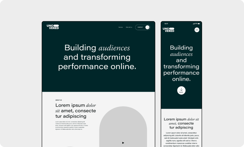 A Digital Makeover: Uncovered's’ Website Redesign After Rebrand by ...