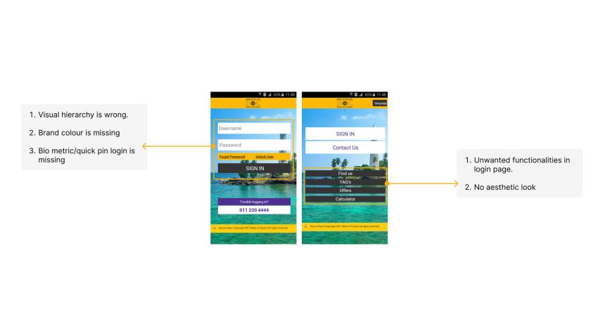 Revolutionizing UX: Redesigning the BOC Mobile Banking App by Janakan ...