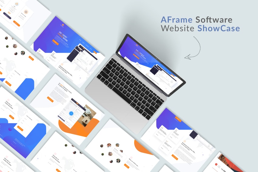 AFrame Software UI/UX Website Design for CRM Platform. by Moataz Azab