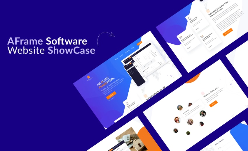 AFrame Software UI/UX Website Design for CRM Platform. by Moataz Azab