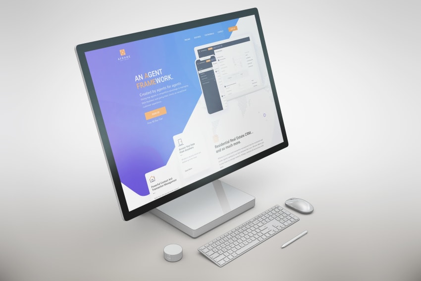AFrame Software UI/UX Website Design for CRM Platform. by Moataz Azab