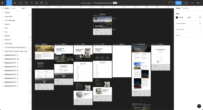 The Leathwood Group - Website Design by Daniel McMullin