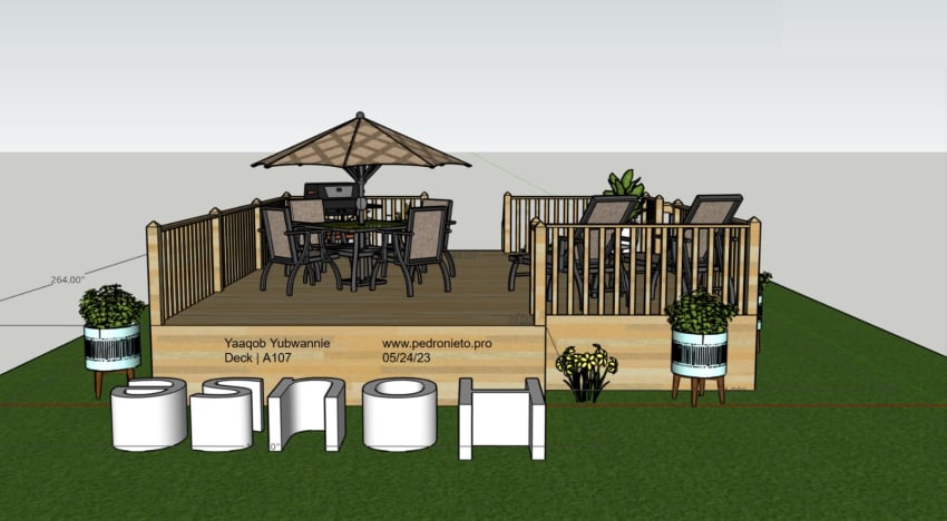 3D Deck Design by Haleem Bakare