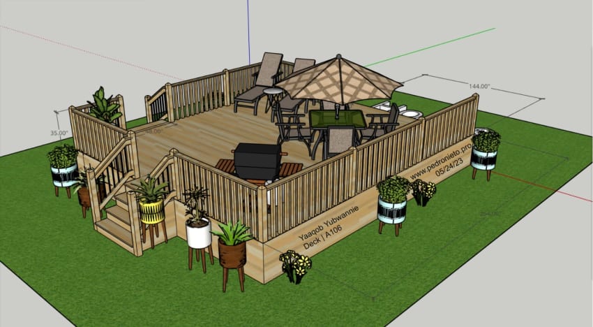 3D Deck Design by Haleem Bakare