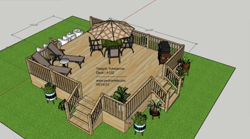 3D Deck Design by Haleem Bakare