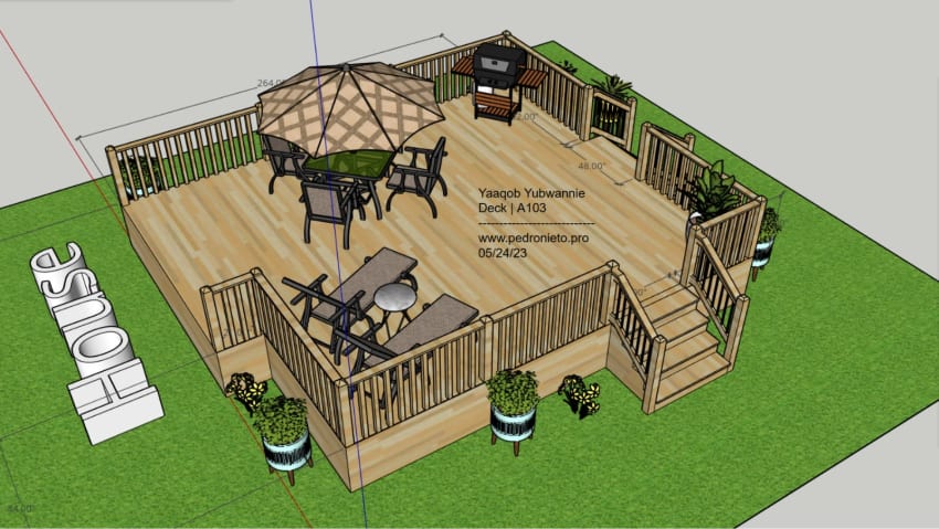 3D Deck Design by Haleem Bakare