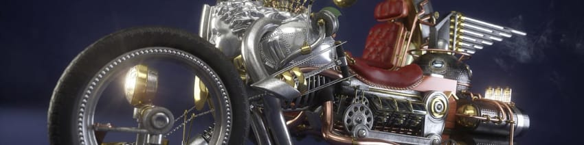 Gabriel Ø: the steampunk sidecar on Trike Magazine! by Lorenzo G