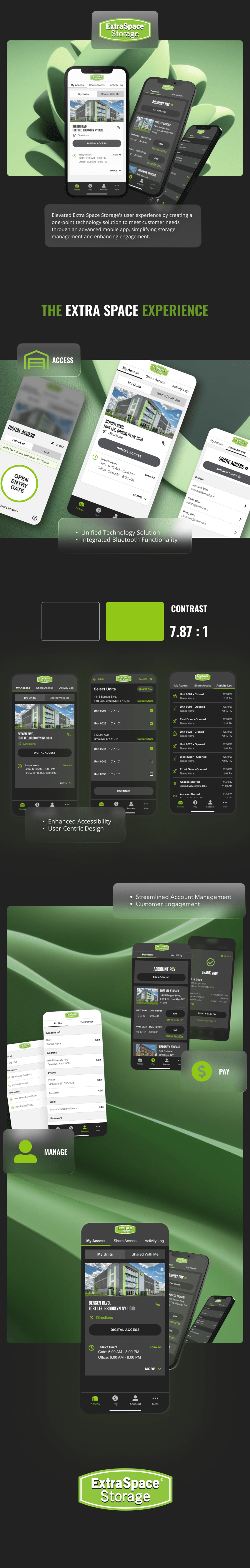 Native Mobile App: Extra Space Storage Launch and Redesign by John Bellio