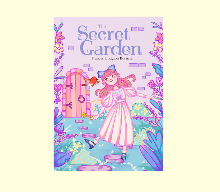 The Secret Garden Cover Book Project by karen Ruiz