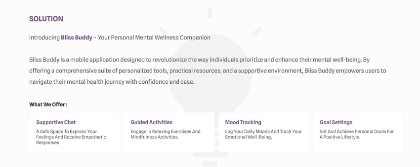 Bliss Buddy [mock Project] By Rajeshwari