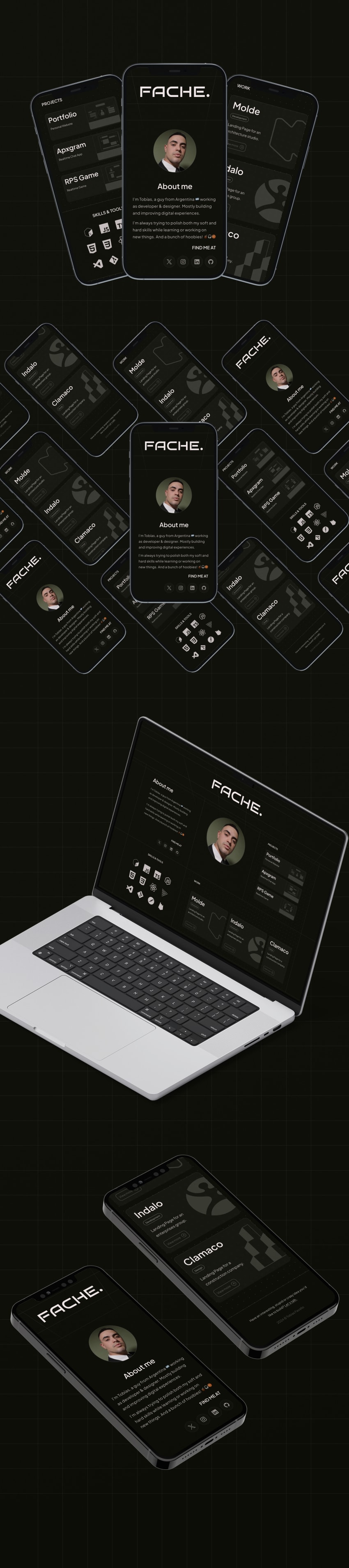 FACHE • Portfolio (Design and Development) by Tobias Facello