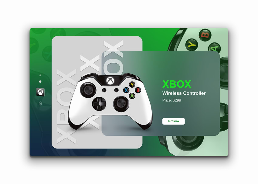 XBOX Controller Landing Page UI Design on Behance by Md. Nasim Saba