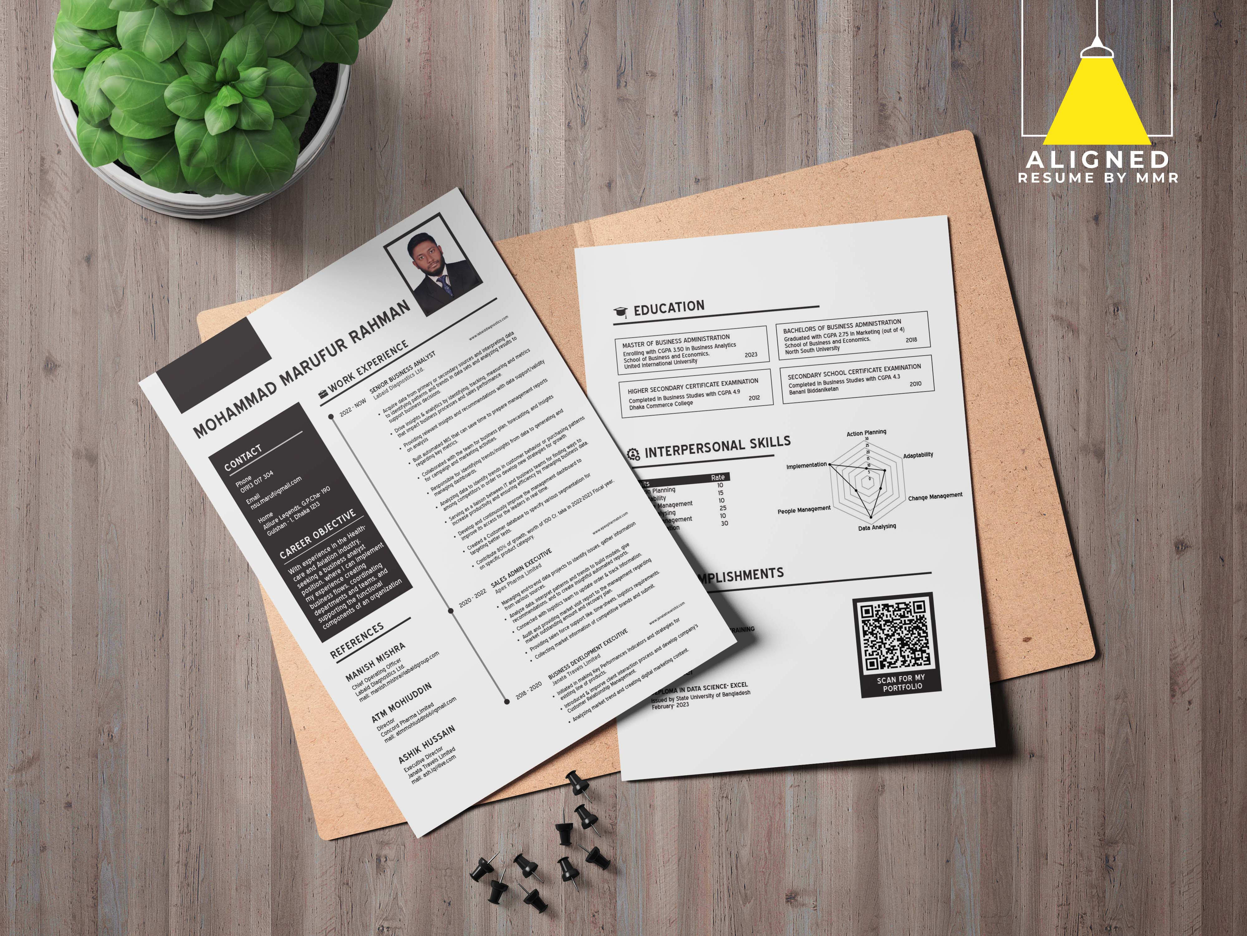 ATS Friendly Resume & Profile Builder by Mohammad Marufur Rahman