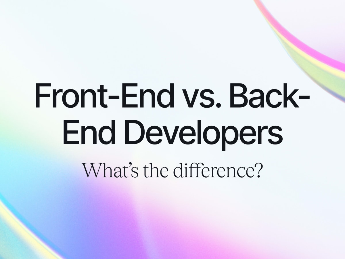 Front-End vs. Back-End Developers: What’s the Difference? 👥 | Contra