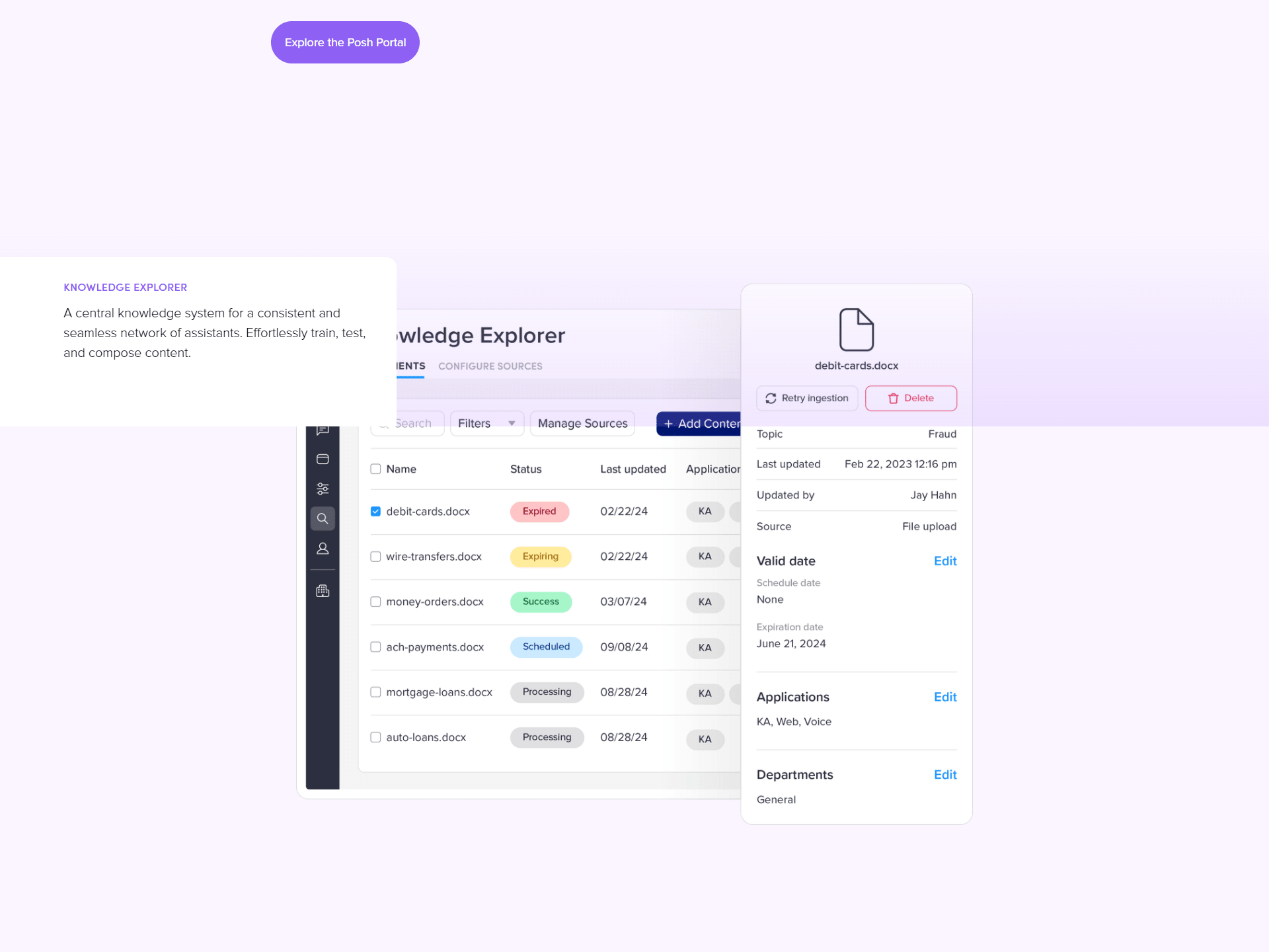 Posh AI – Elevating Conversational AI for Banking with Webflow by Todd ...