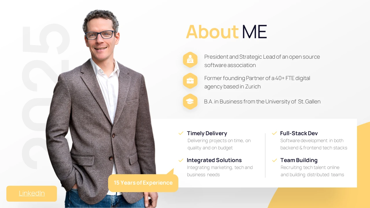 Professional Presentation Design for Tech Leadership by Umar Tanveer