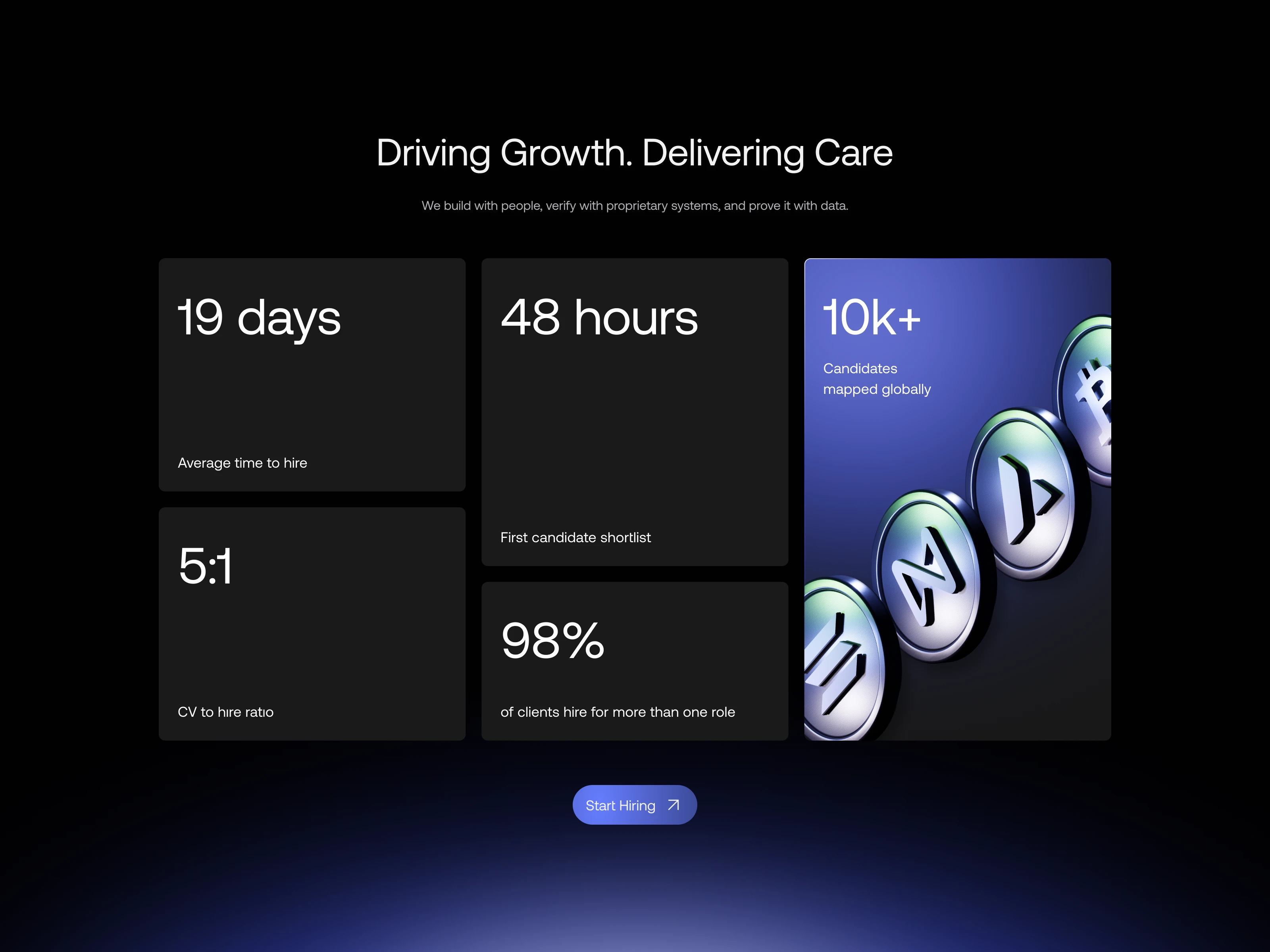 Talent Network Web3.0 Landing Page by Robin Holesinsky