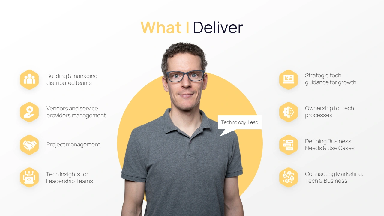 Professional Presentation Design for Tech Leadership by Umar Tanveer