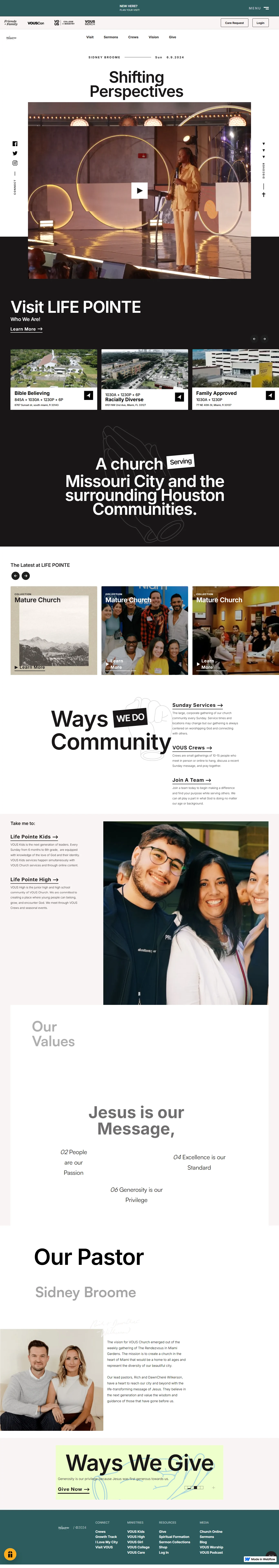 Church Webflow Website by Aal Khalid