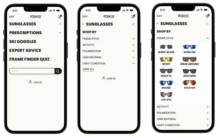Website Redesign for Improved Wayfinding and Faster Checkout by ...
