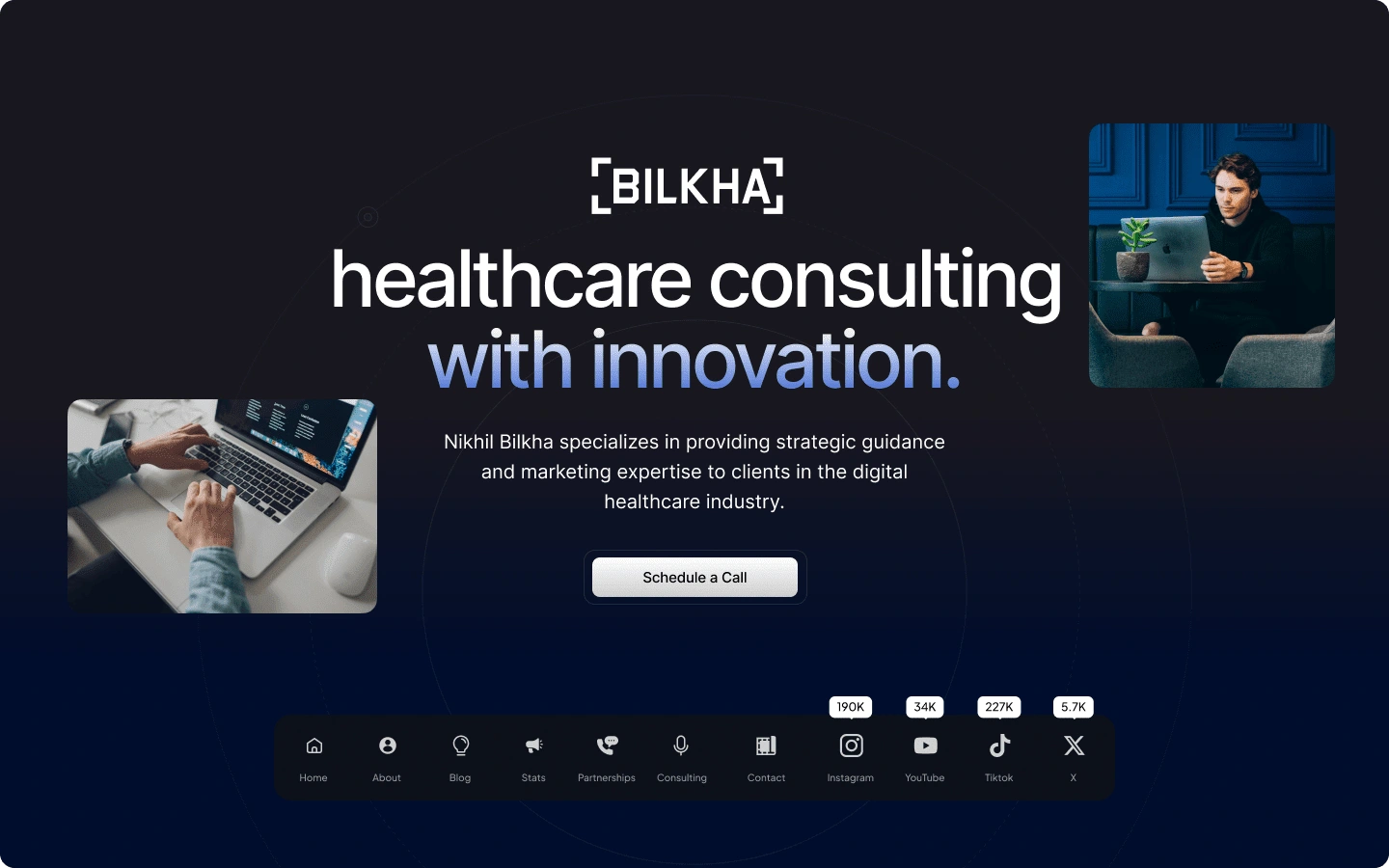 Dr Bilkha Website by Haamiah Fonseca