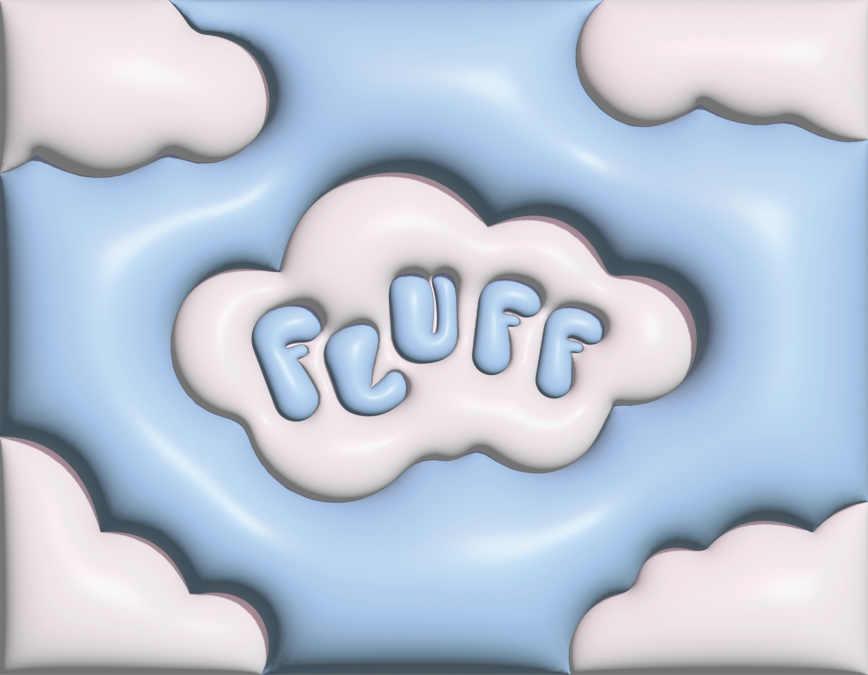 "Fluff" typeface by Elisha Rodil