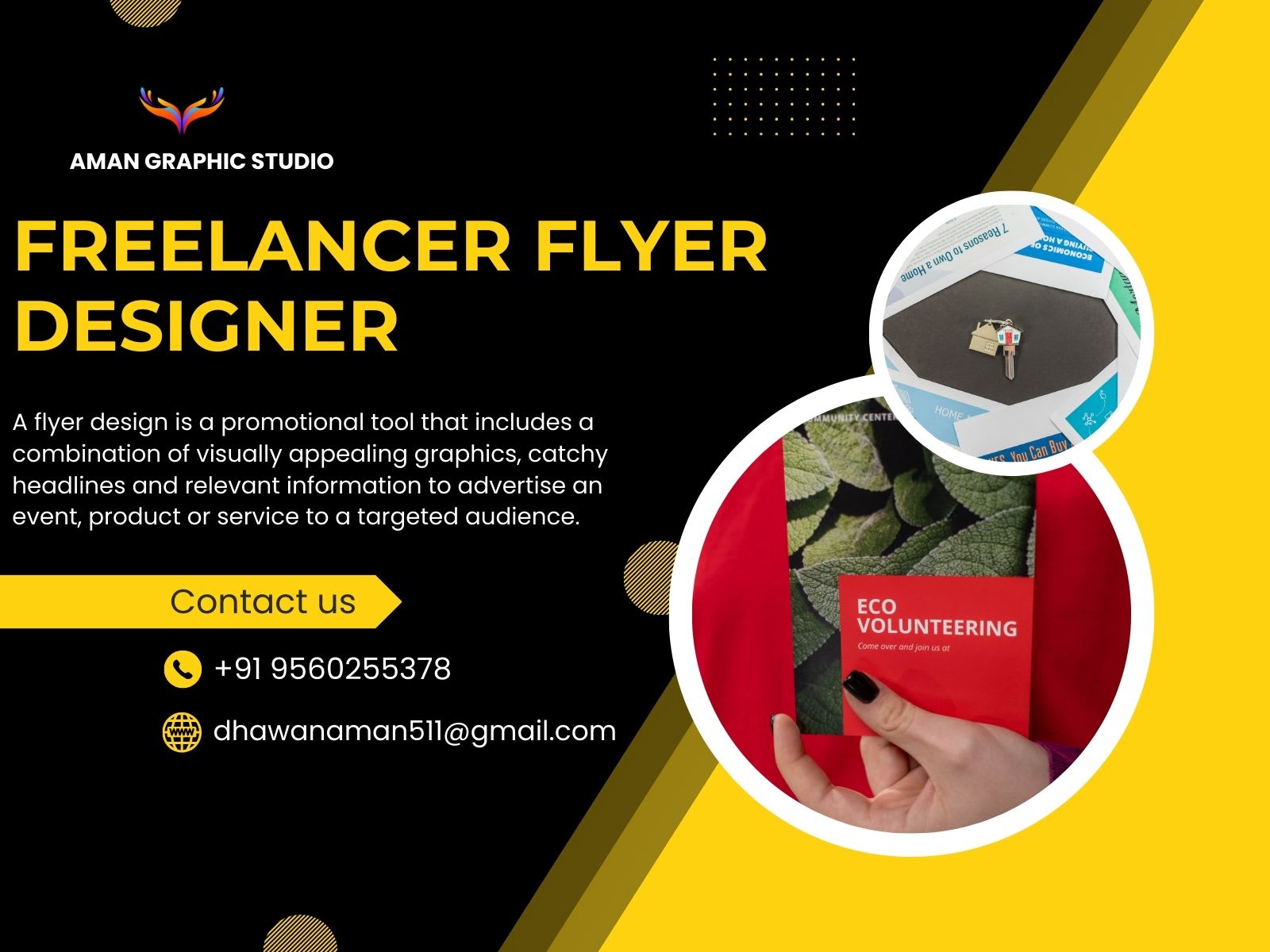 Creative Flyer Designer for Business Marketing Campaigns" by Aman Dhawan