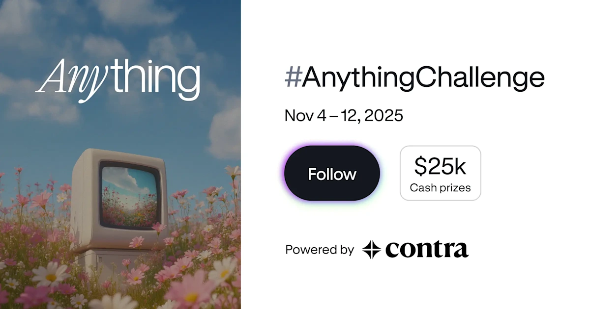 #anythingchallenge on Contra