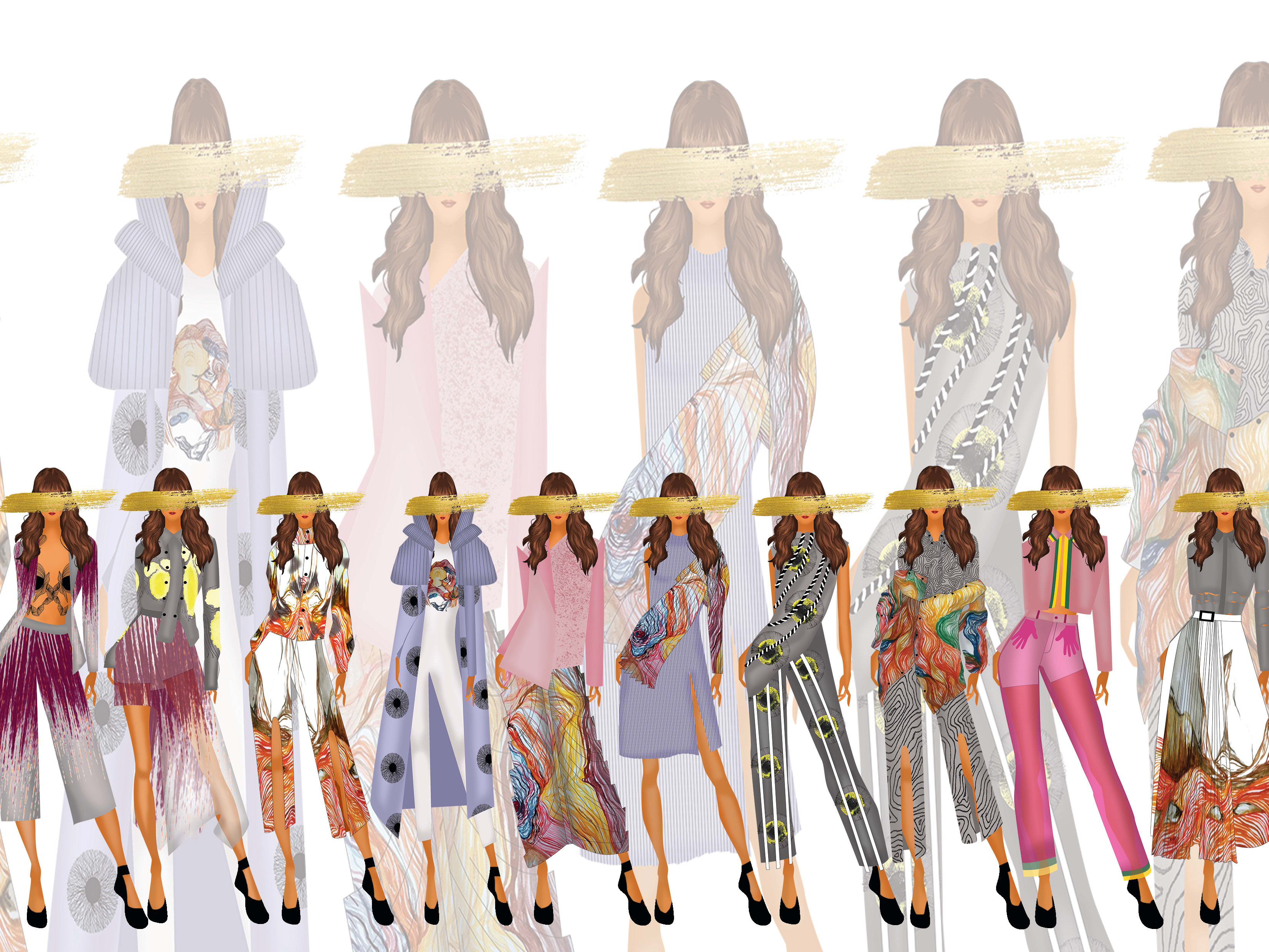 Fashion Illustration Stylised Croquis
