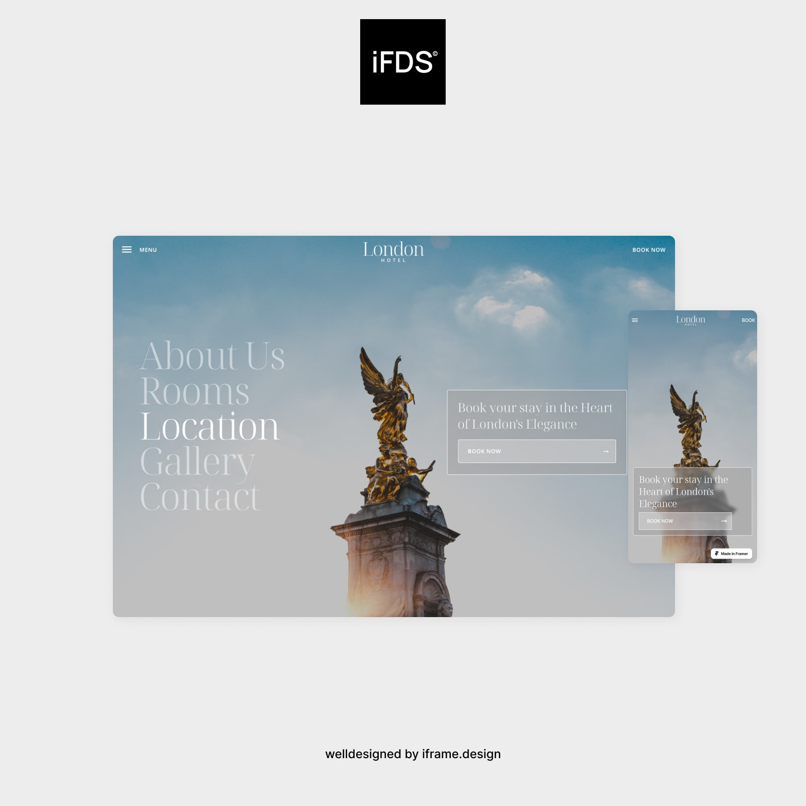 Figma UI Design by iframe design